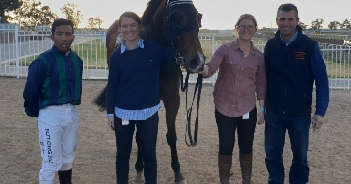 New pool and first winner: Aimee’s double celebration • Racing SA