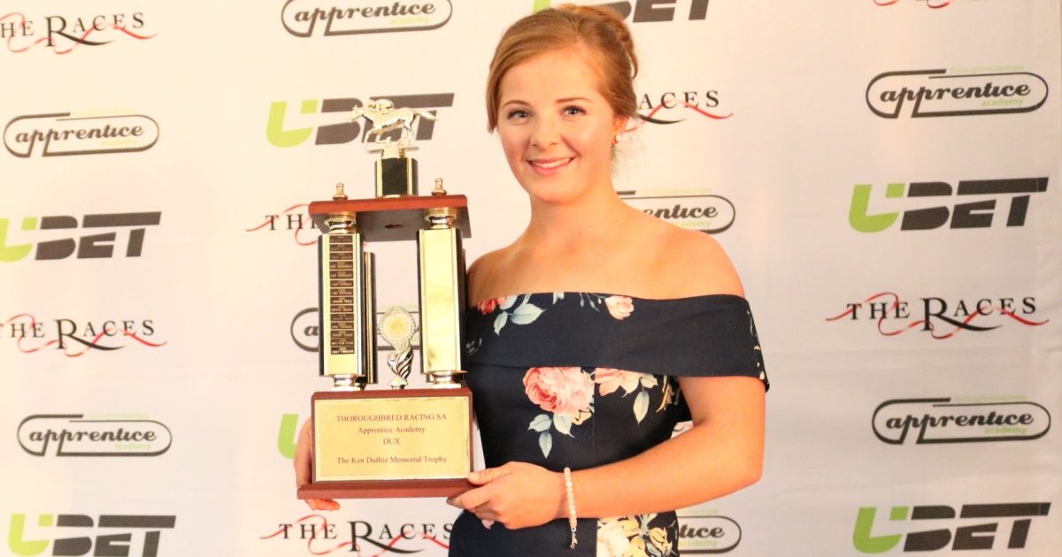 Emily Finnegan Crowned Dux of the UBET Apprentice Academy • Racing SA